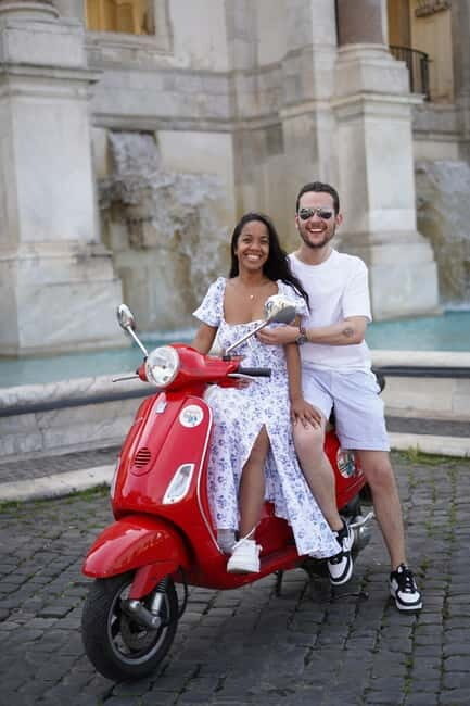 Vespa Tour with Professional Photography in Rome - What to Expect During the Tour