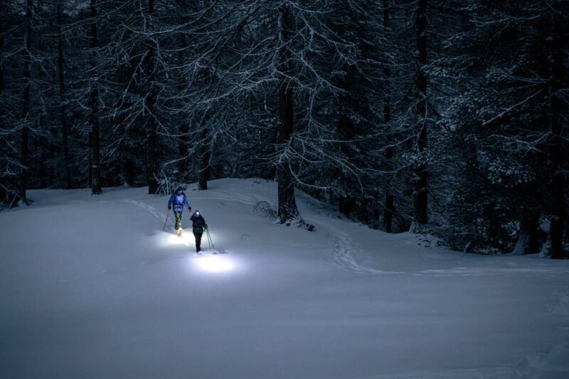 Vialattea: Night Snowshoeing under the Stars - Key Points