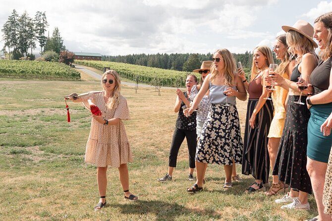 Victoria Bachelorette Full Day Guided Wine Tour with 4 Wineries - Key Points