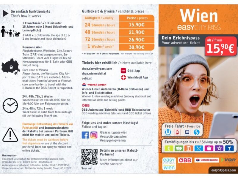 Vienna: EasyCityPass | City Card | Bus Metro Tram | Savings - FAQ
