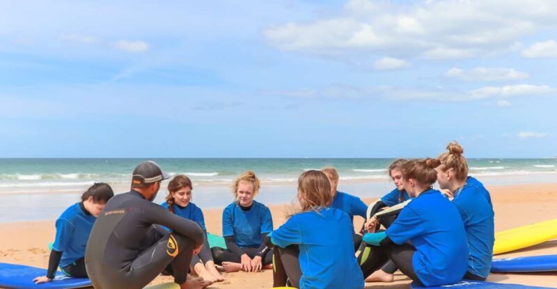 Vilamoura: Surf Lesson at Falésia Beach - Key Points
