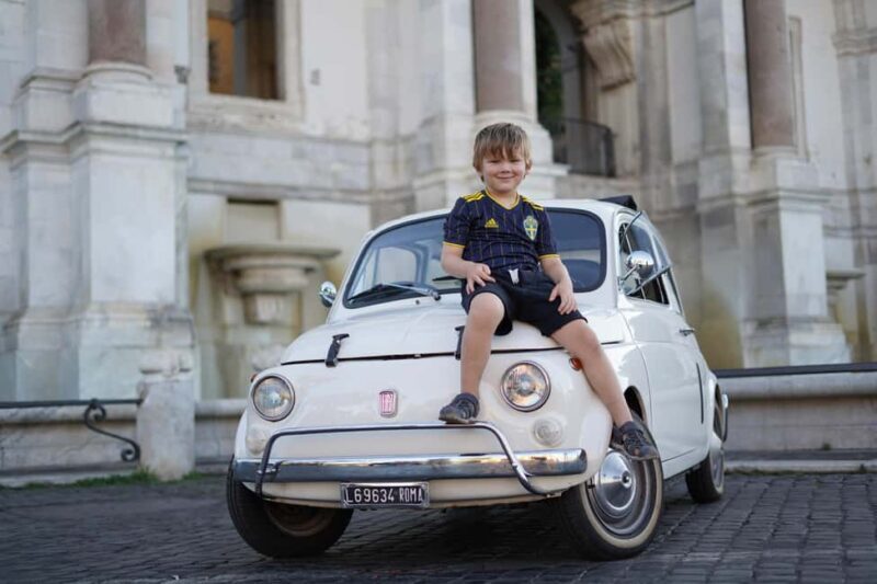 Vintage Fiat500 car Tour by Professional Photographer - Key Points