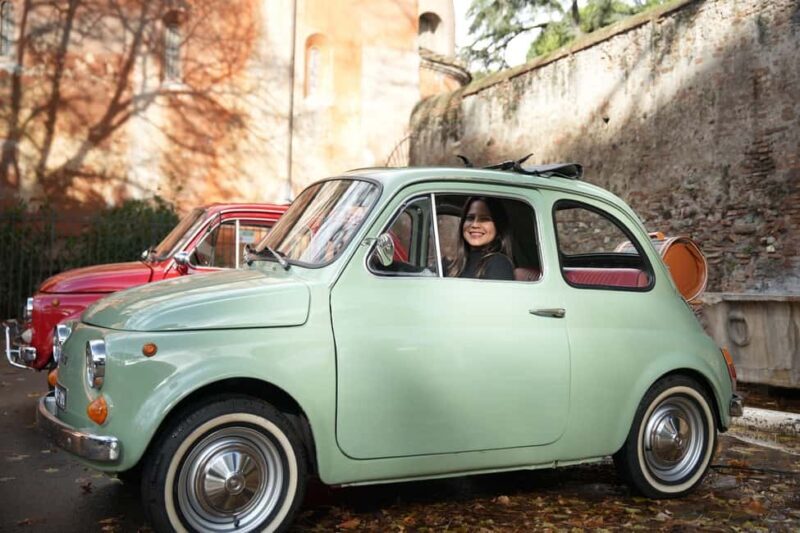 Vintage Fiat500 car Tour by Professional Photographer - Practical Details and Tips