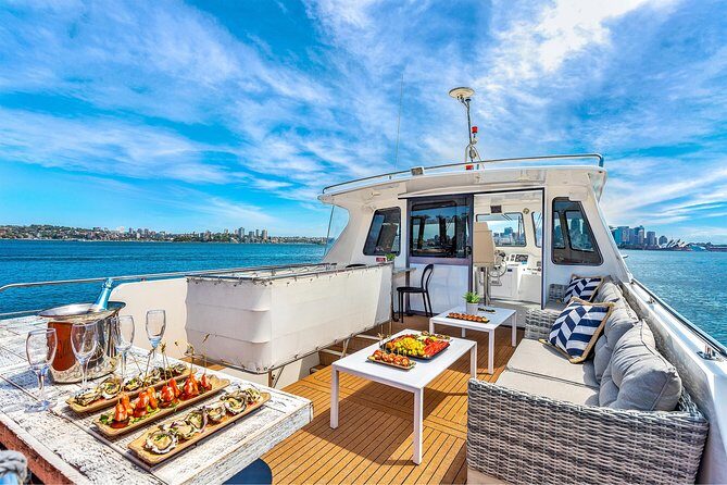 Vivid 90-Minute Sydney Harbour Intimate Catamaran Cruise with Canapes - A Perfect Vivid Viewing Experience from the Water