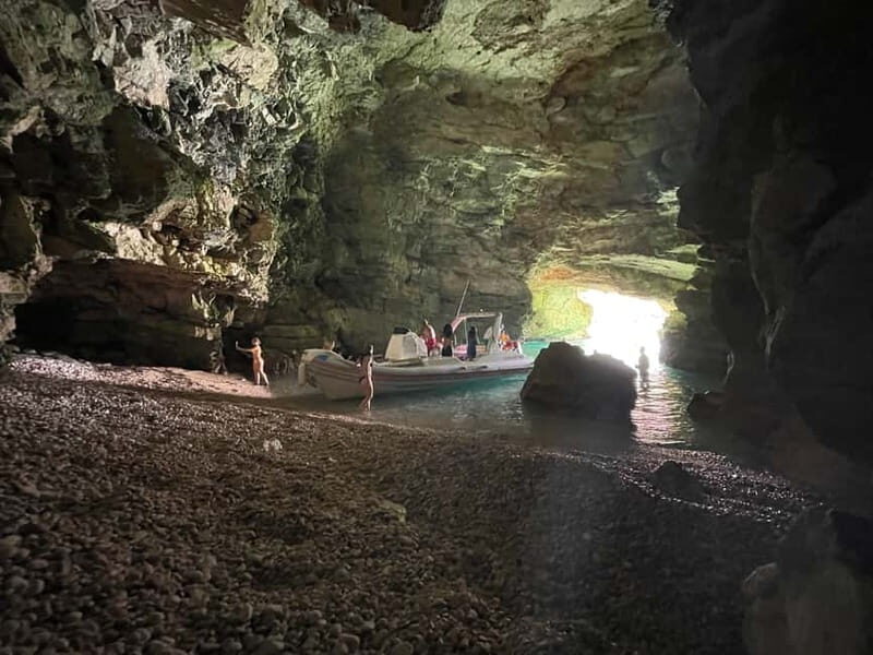 Vlore: Haxhi Ali Cave and Dafina Cave Speedboat Tour - Key Points