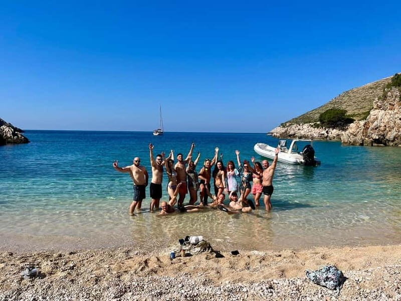 Vlore: Secret Blue Gem Cave and Grama Bay Tour by Speed Boat - Key Points