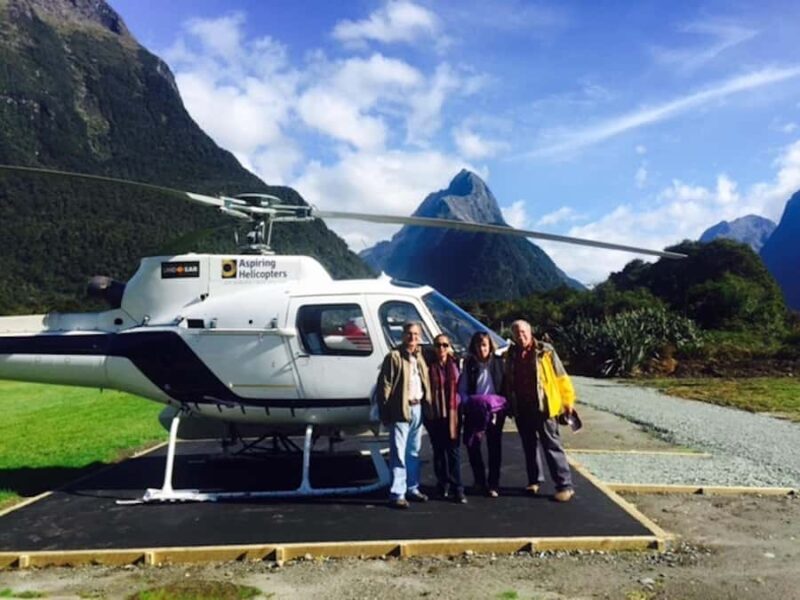 Wanaka: Milford Sound Scenic Helicopter Flight - The Landings: Glaciers and Milford Sound  