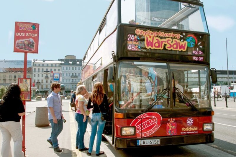Warsaw: City Sightseeing Hop-On Hop-Off Bus Tour - Key Points