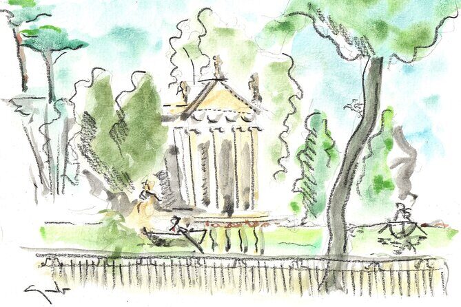 Watercolor Private Tour at Villa Borghese Rome with Guido - Watercolor Private Tour at Villa Borghese Rome with Guido