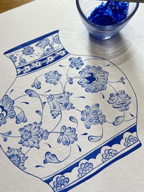 Watercolour Painting Class: Traditional Floral Motifs - Key Points