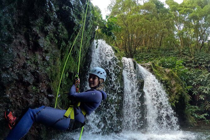Waterpark Canyoning at Ribeira dos Caldeirões, Sao Miguel Azores - Waterpark Canyoning at Ribeira dos Caldeirões, Sao Miguel Azores