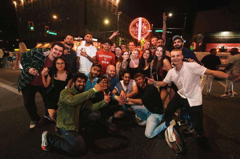 West Coast Party Crawl - Route B - Key Points