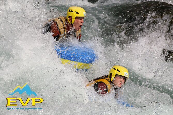 Whitewater swimming (Hydrospeed) on the Durance - The Guides and Customer Experience