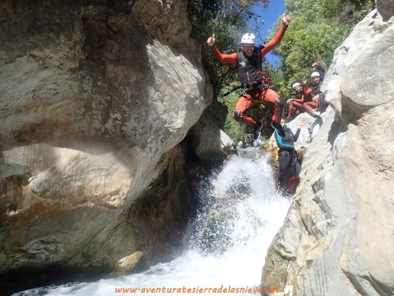 Wild canyoning in Sierra de las Nieves, Málaga - Key Points