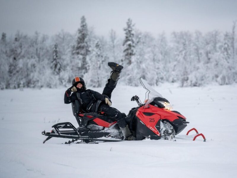 Wilderness Tour with Snowmobile & Ice Fishing - Key Points