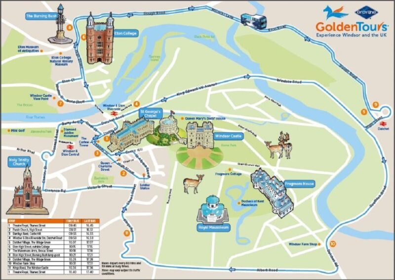 Windsor: Golden Tours Open Top Hop-on Hop-off Bus Tour - Introduction to the Windsor Hop-on Hop-off Bus Tour