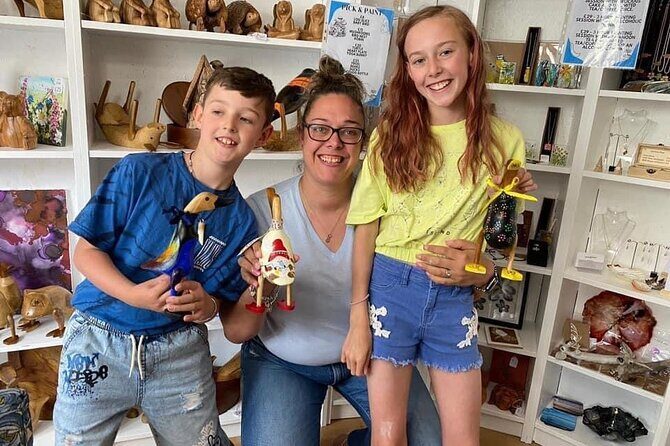 Wooden Duck Painting or Pottery Painting-Take item home same day - A Creative Afternoon in Exmouth: Wooden Duck & Pottery Painting Tour