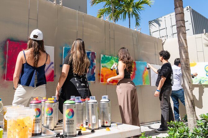 Wynwood Walls Street Art Experience : Spray Paint on Canvas - The Experience: What to Expect at Wynwood Walls with Spray Paint on Canvas