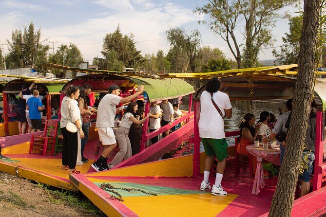 Xochimilco BOAT LIGHT PARTY WITH 1 DRINK AND 4 TAQUITOES + 18 - What to Expect from the Xochimilco Boat Light Party