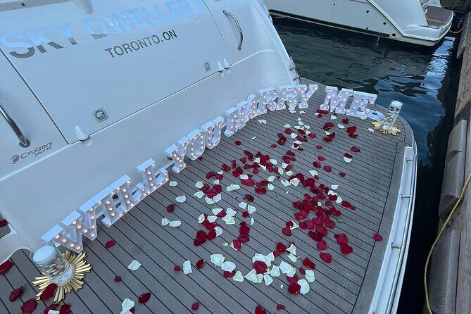 Yacht Proposal Package with decoration and Prosecco (2 hours) - The Experience Breakdown