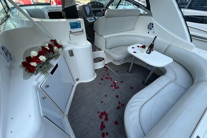 Yacht Proposal Package with decoration and Prosecco (2 hours) - The Itinerary in Detail