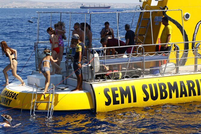 Yellow Semi Submarine Mini Cruise with a Swim Stop - The Experience in Detail