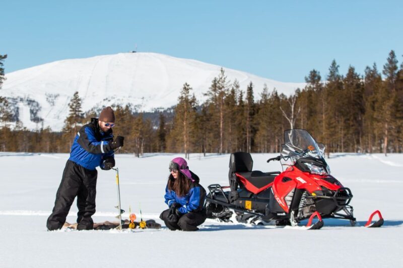 Ylläs: Snowmobile Adventure with Ice Fishing - What to Expect from the Tour