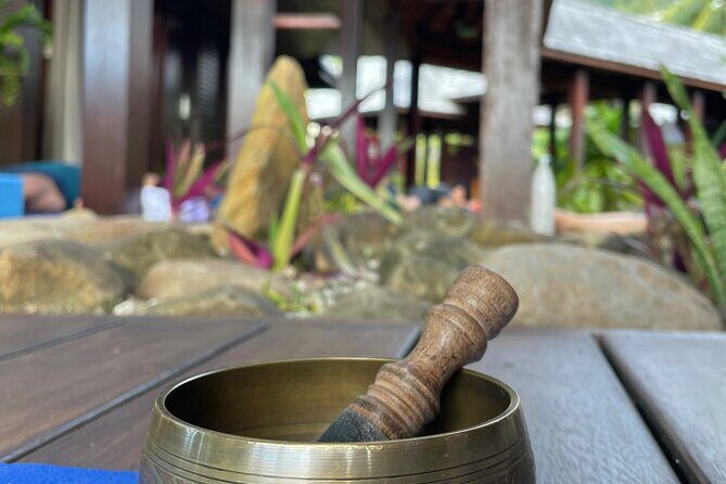 Yoga at sunrise at Sofitel Moorea, overlooking Tahiti - How This Experience Fits Into Your Moorea Trip