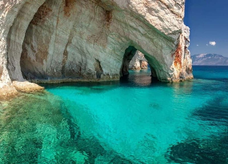 Zakynthos: Blue Caves and Navagio Bay Swim Cruise - The Blue Caves Experience