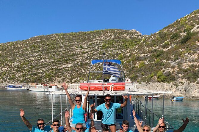 Zakynthos boat tour:Shipwreck& Local blue caves with 3 Swim Stops - The Sum Up