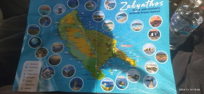 Zakyntos: Island Tour, local sites seeing, South 1/2 day - Key Points