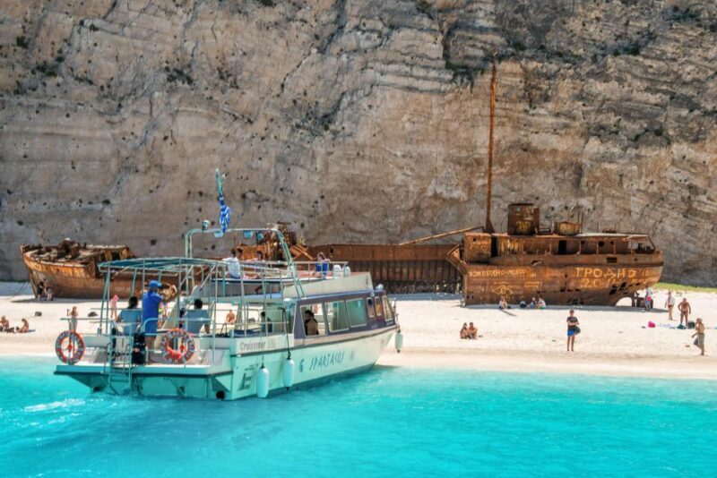 Zante: Half-Day Tour to Navagio, Blue Caves & White Beach - Key Points