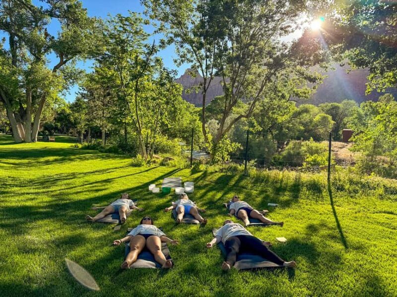 Zion National Park: Cosmic Flow Yoga and Sound Healing - Key Points