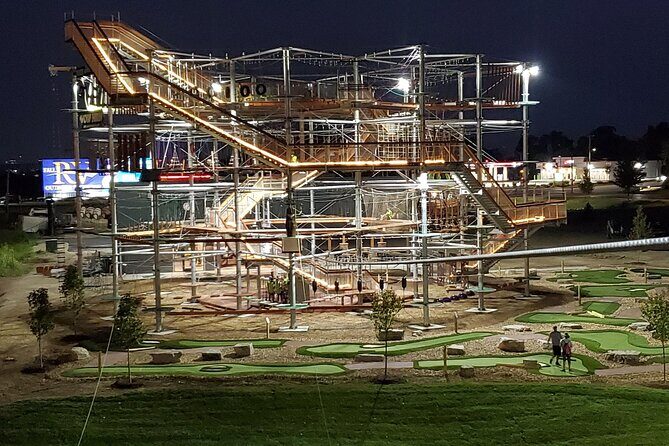 Zipline and Adventure Tower at Ryze Adventure in Missouri - Safety and Accessibility