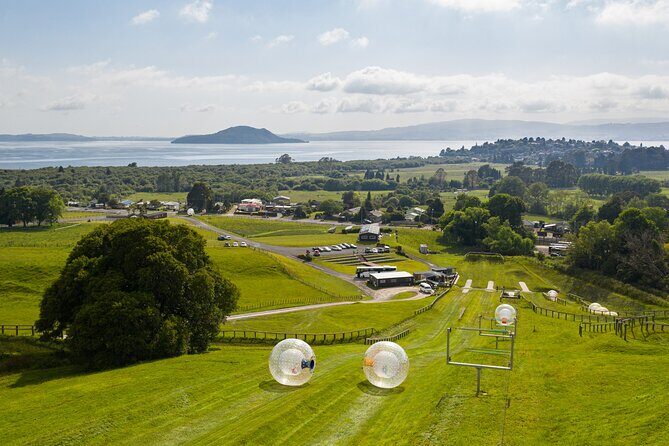 Zorb Inflatable Ball Ride from Mount Ngongotaha in New Zealand - What You Can Expect During Your Ride